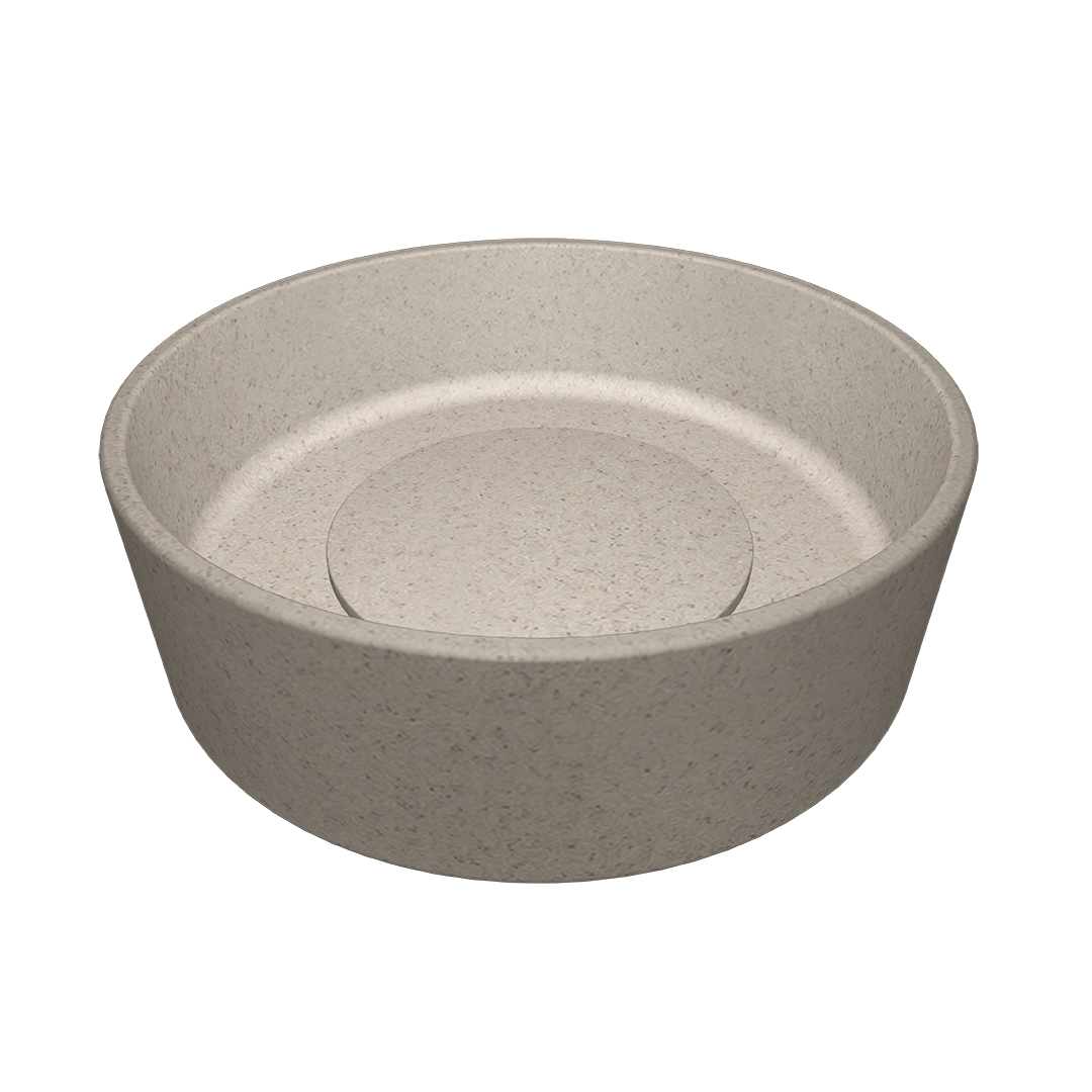 Perl - umywalka nablatowa granitowa - Beż- Kuchinox